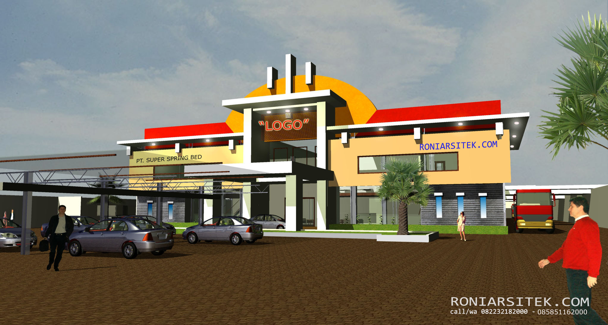 Jasa Arsitek Pabrik | Jasa Desain Pabrik Pak Robi Di Banjarmasin | Roni ...